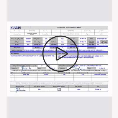 Services – Active Aircraft Maintenance System